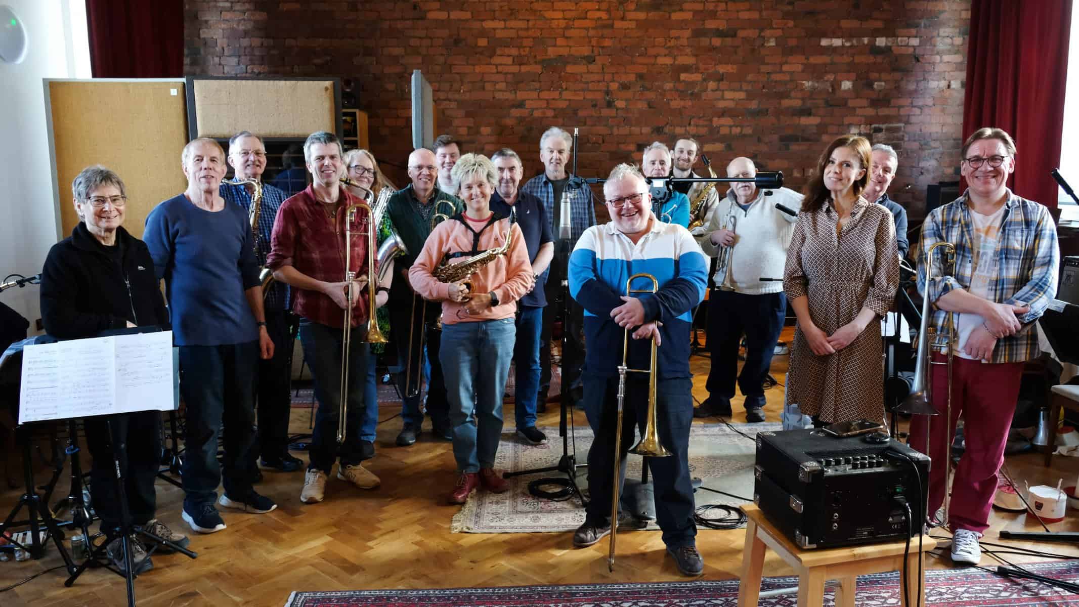 In The Recording Studio - The Northern Swing Orchestra - Big Band